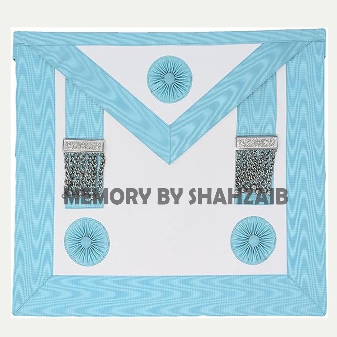 Masonic Master Mason Apron – Sky Blue Canadian Regalia - Etsy
