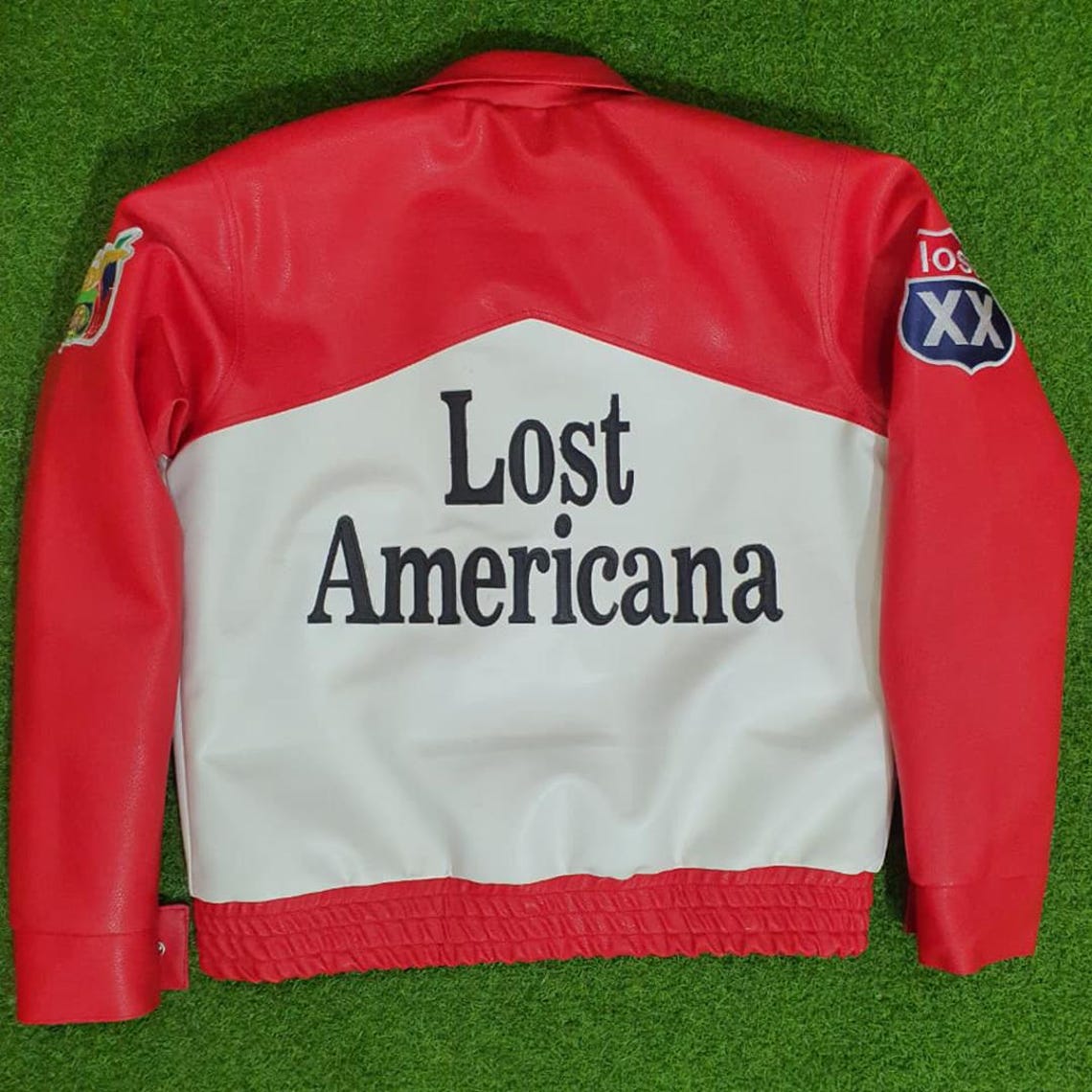 The Night Show 2025 MGK Lost Americana Fuax Leather Jacket - Etsy