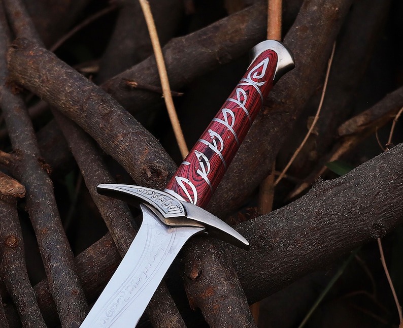 22" Custom Handmade Stainless Steel Sword With Metal Casted Guard ...