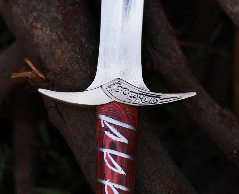 22" Custom Handmade Stainless Steel Sword With Metal Casted Guard ...