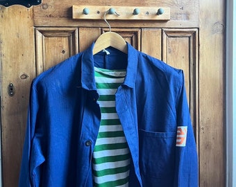The Toulouse Jacket | Vintage Matisse Blue Chore Jacket | Unisex French ...