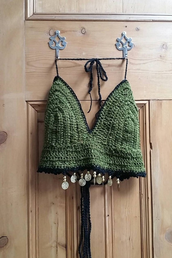 Crochet Bralet Top Crop Tops Summer Festival Teen Clothing Etsy Uk