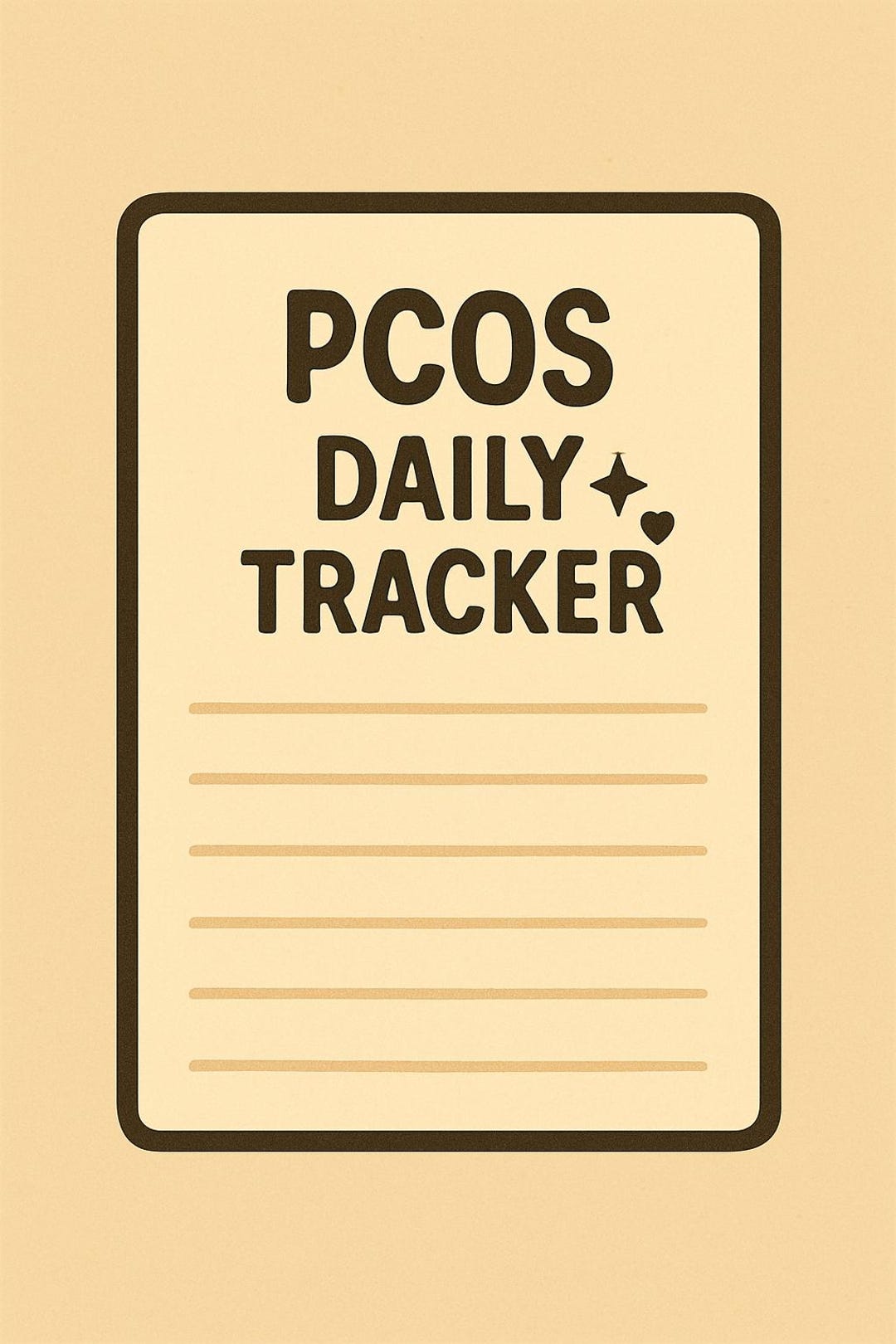 PCOS Symptom Tracker - Etsy