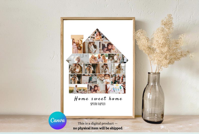 Mini House Photo Collage Frame Home Memories New Home Gift ...