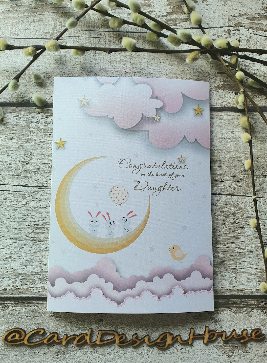 Personalised Birth Card Birth Congratulations Card Birth - Etsy