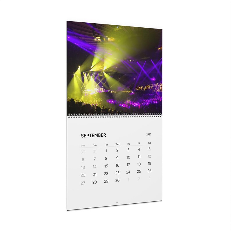 2026 Phish Wall Calendar - Jam Band Concert Art - Monthly Wall Planner ...