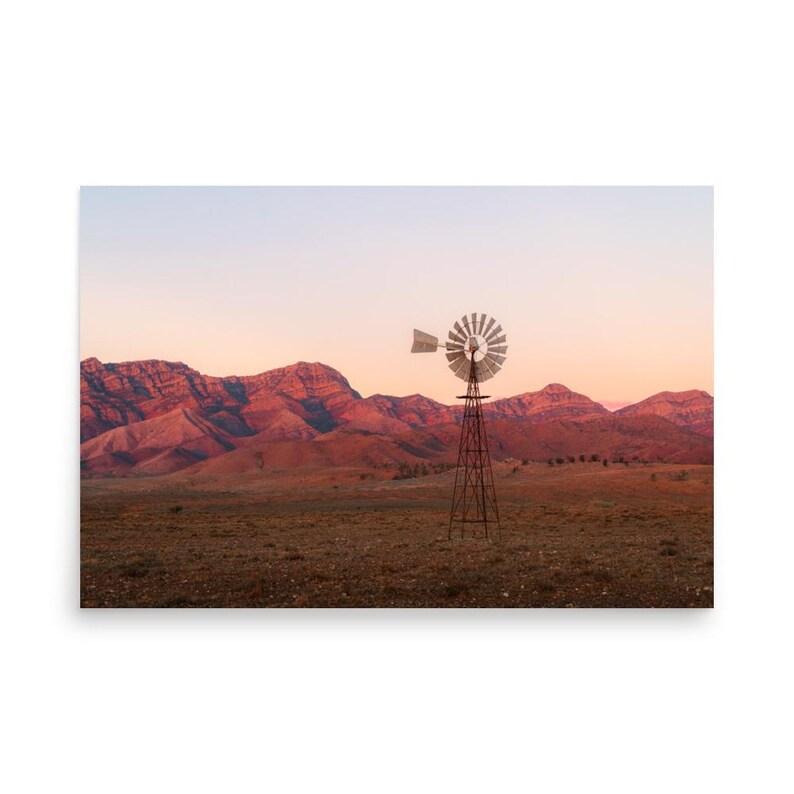 Australian Outback Print, Flinders Ranges SA Wall Art, “outback ...