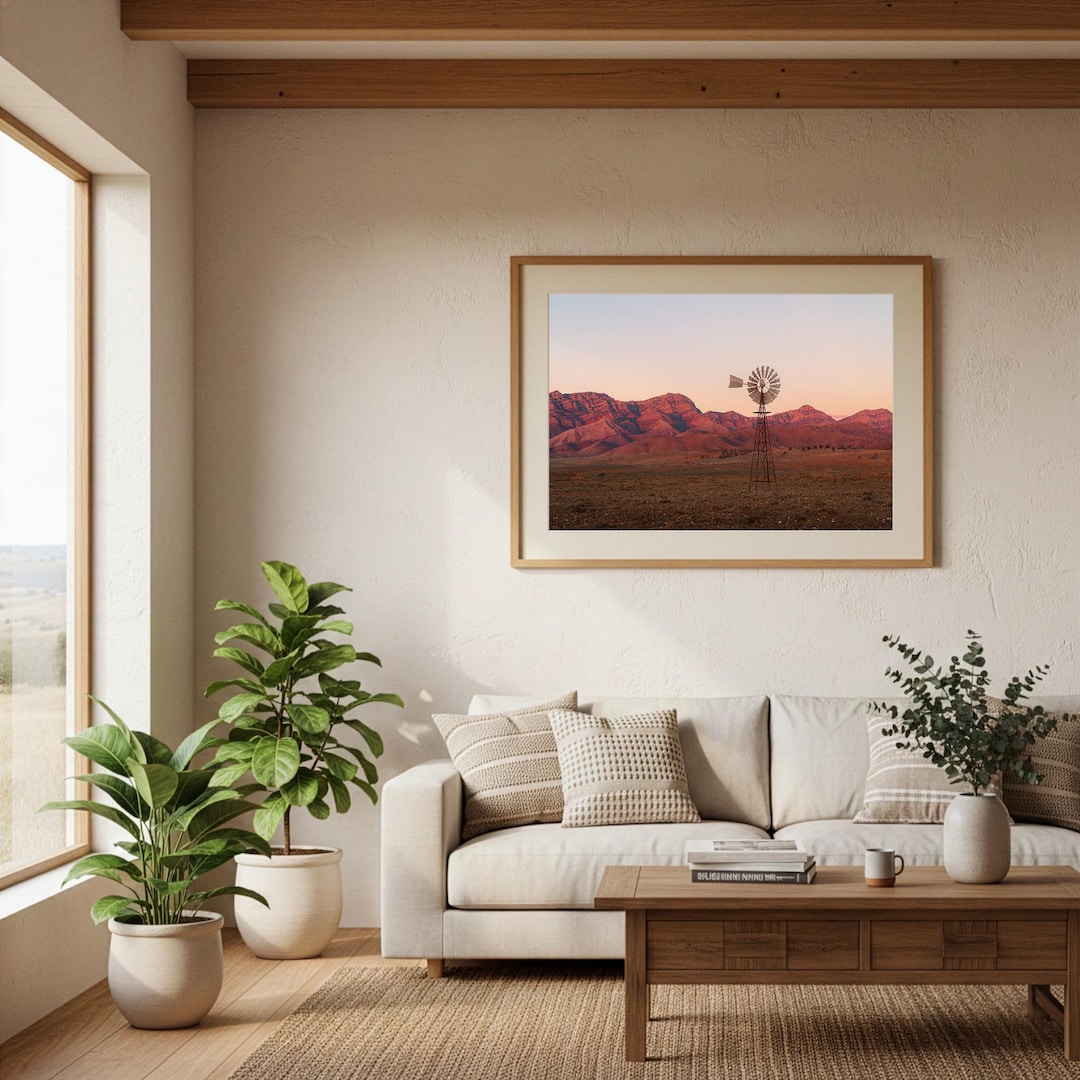 Australian Outback Print, Flinders Ranges SA Wall Art, “outback ...