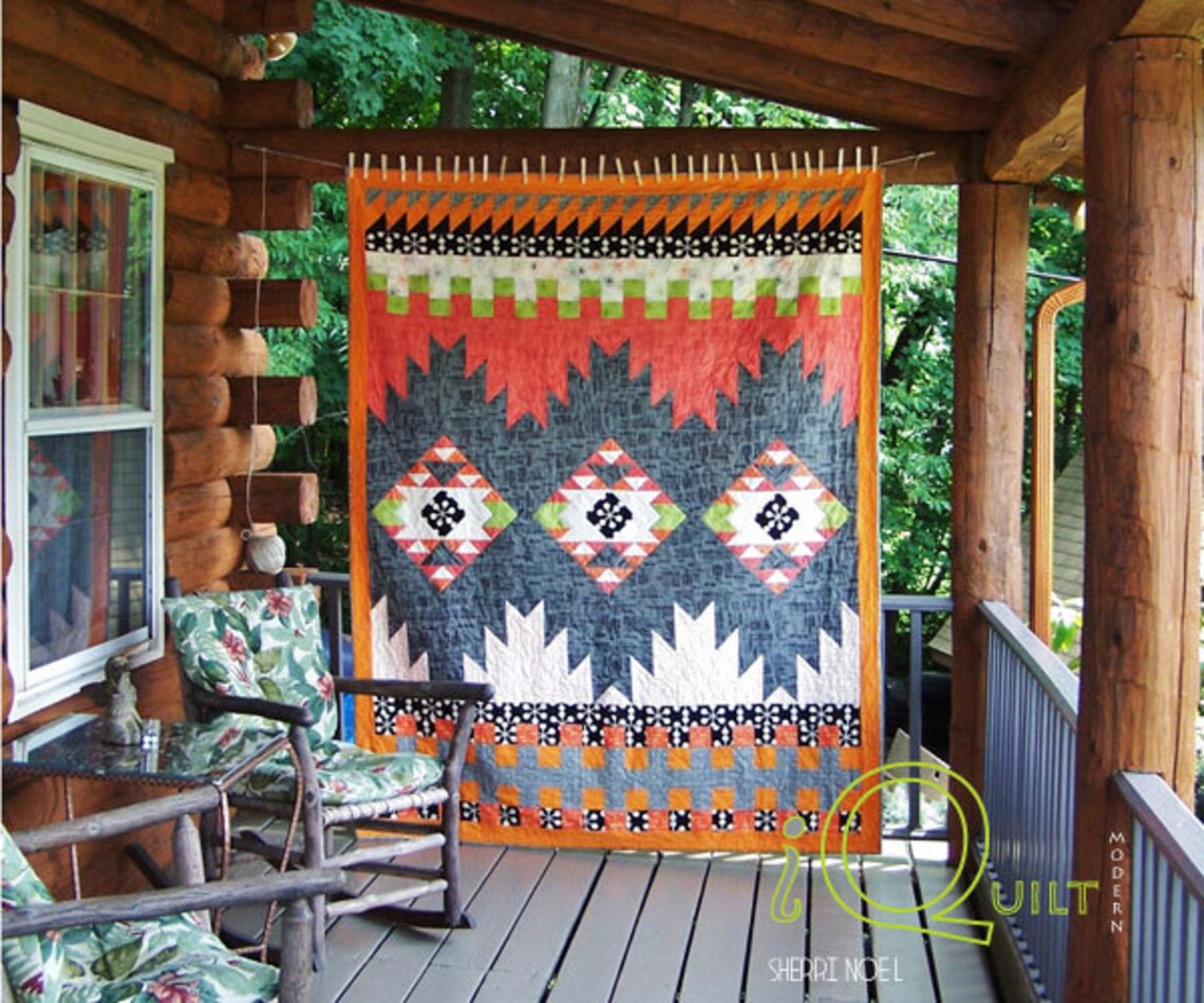 Iquilt Modern Modern Montana Quilt Pattern - Etsy