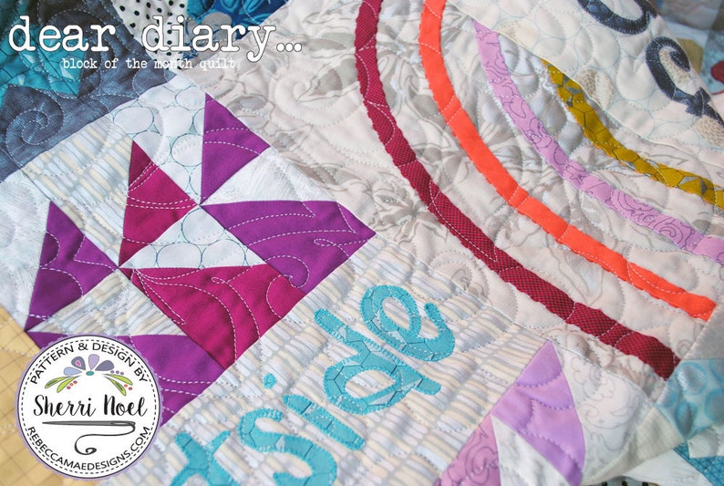Dear Diary PDF Quilt Pattern Download | Etsy