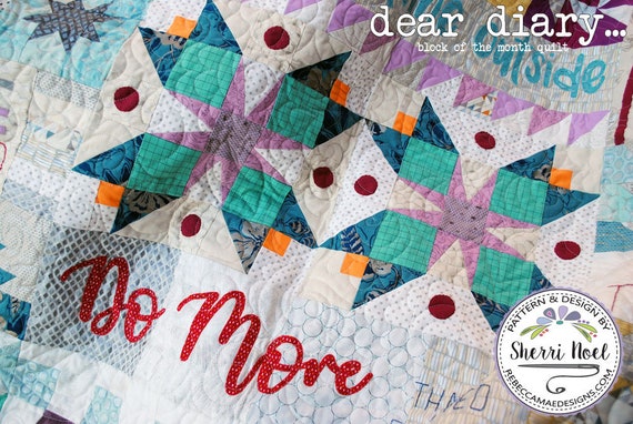 Dear Diary PDF Quilt Pattern Download | Etsy