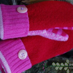 PDF MITTEN PATTERN - Sewing Diy Pattern Tutorial for Upcycled Felted ...