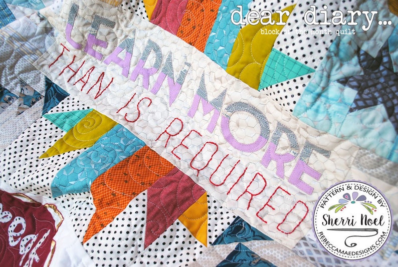 Dear Diary PDF Quilt Pattern Download | Etsy