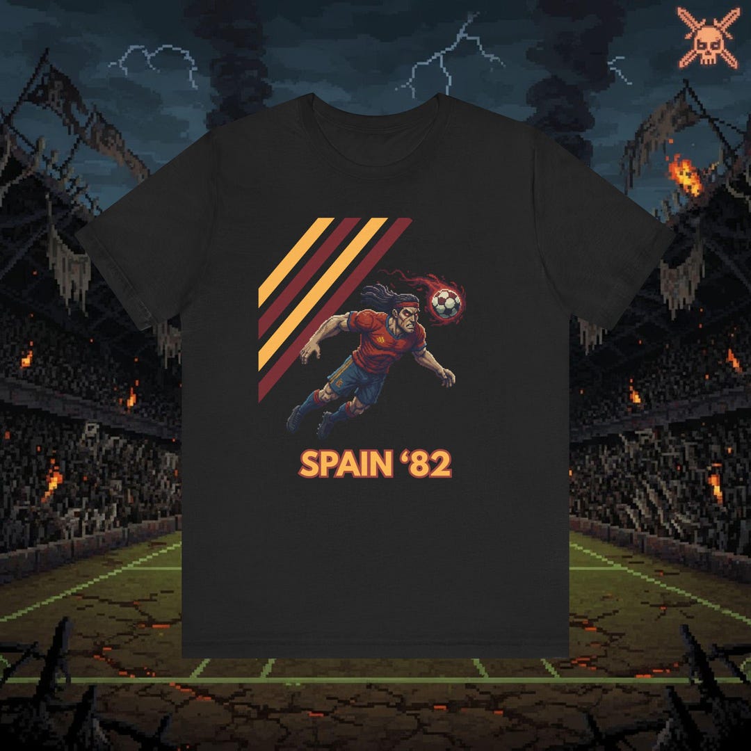Vintage Gamer Soccer Tee, Retro Sport Shirt, Spanish Gladiator, Perfect ...