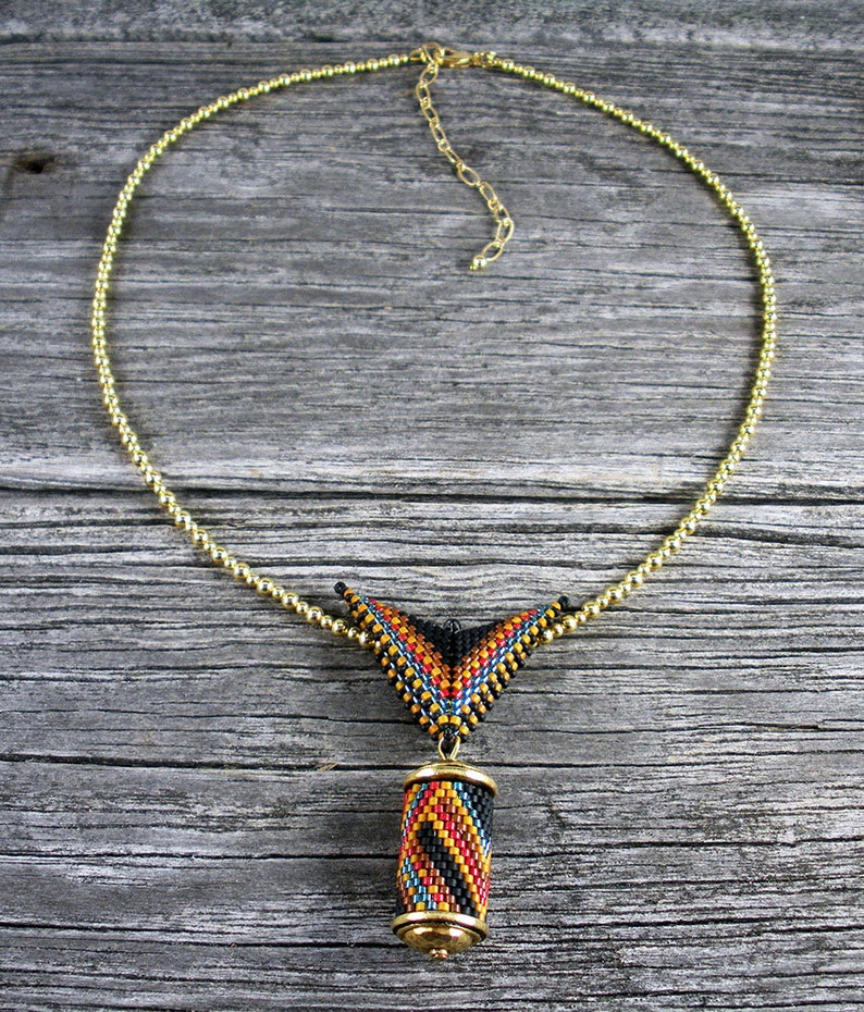 SOLD Beadweaving: Peyote-stitched butterfly Bail - Etsy