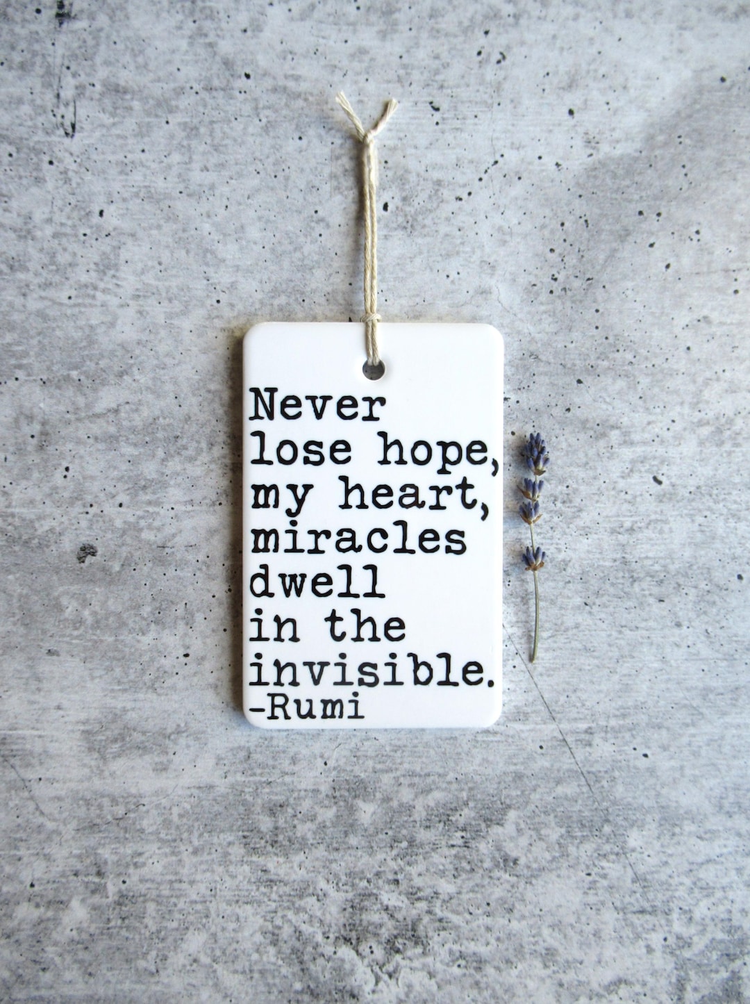 Rumi Quote, Rumi Ceramic Wall Tag, Rumi Love Quote, Rumi Gifts ...