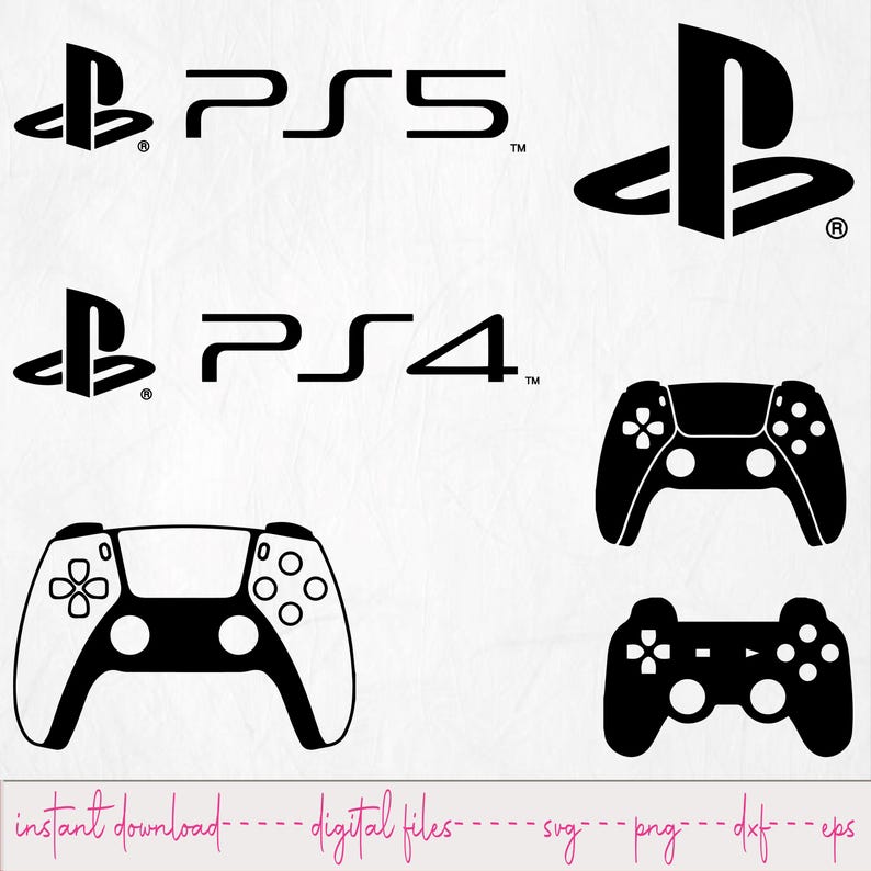 Playstation Svg, Gaming Svg, PS5 Svg, PS4 Stickers, Playstation ...