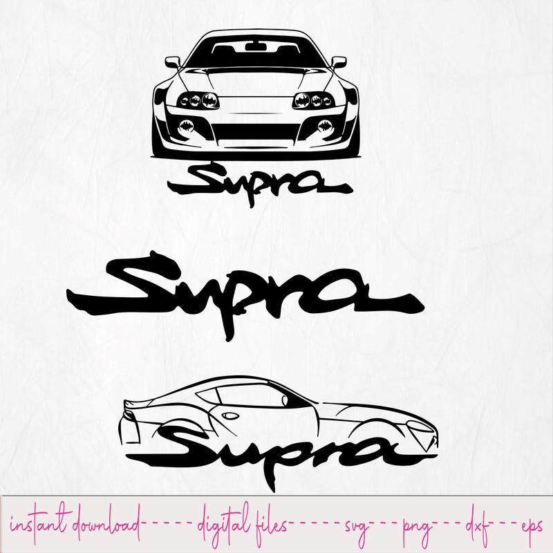 Supra Car Embroidery - Etsy