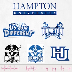Hampton University Logo Png - Etsy