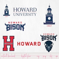 Howard University Svg, Howard Design Svg, Sport Font Svg, Arched Text ...