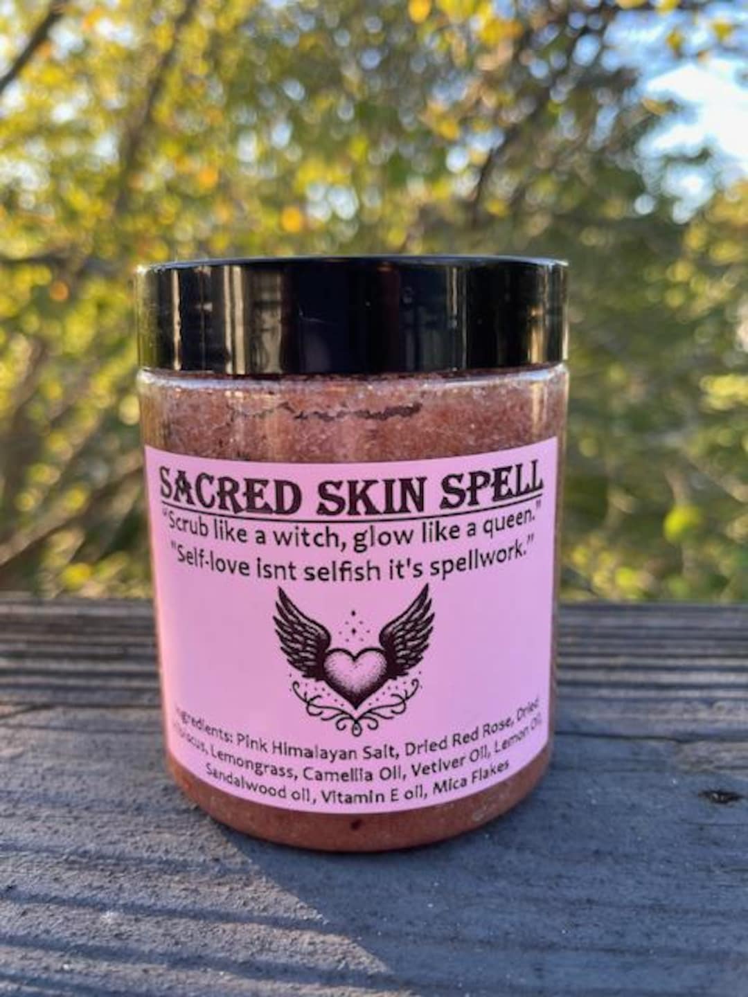 Sacred Skin Spell Salt Scrub 8oz - Etsy