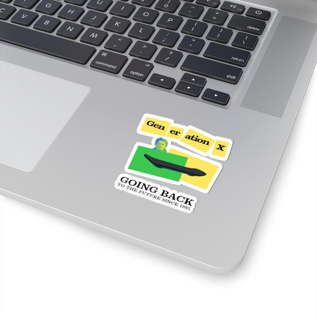 Generation X Nostalgia - Back to the Future Sticker | Pictograph Design ...