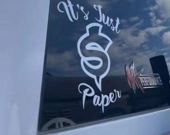 It's Just Paper Decal for Trucks and Cars - Etsy