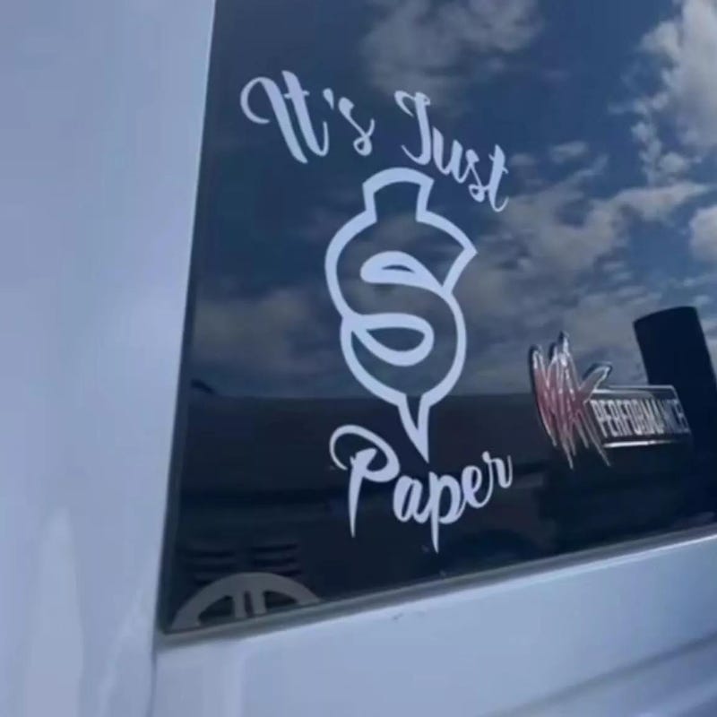 Its Just Paper Decal - Etsy