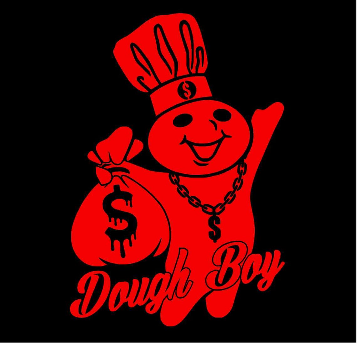 Dough Boy Vinyl Decal - Money Bag Sticker for Truck, Car - Etsy