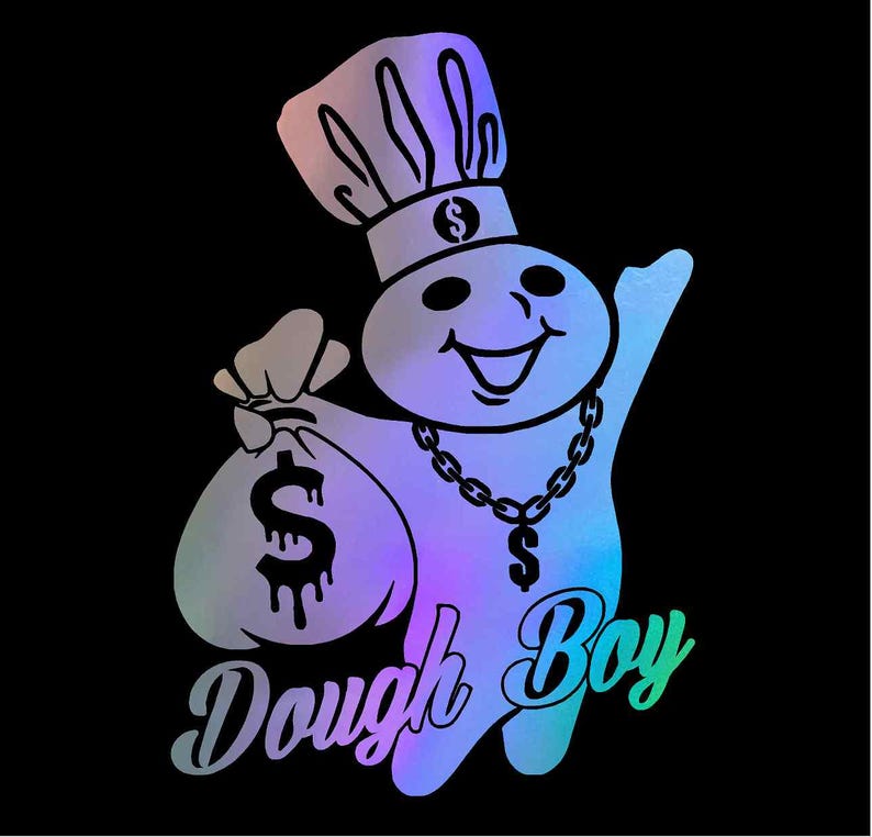 Dough Boy Vinyl Decal - Money Bag Sticker for Truck, Car - Etsy