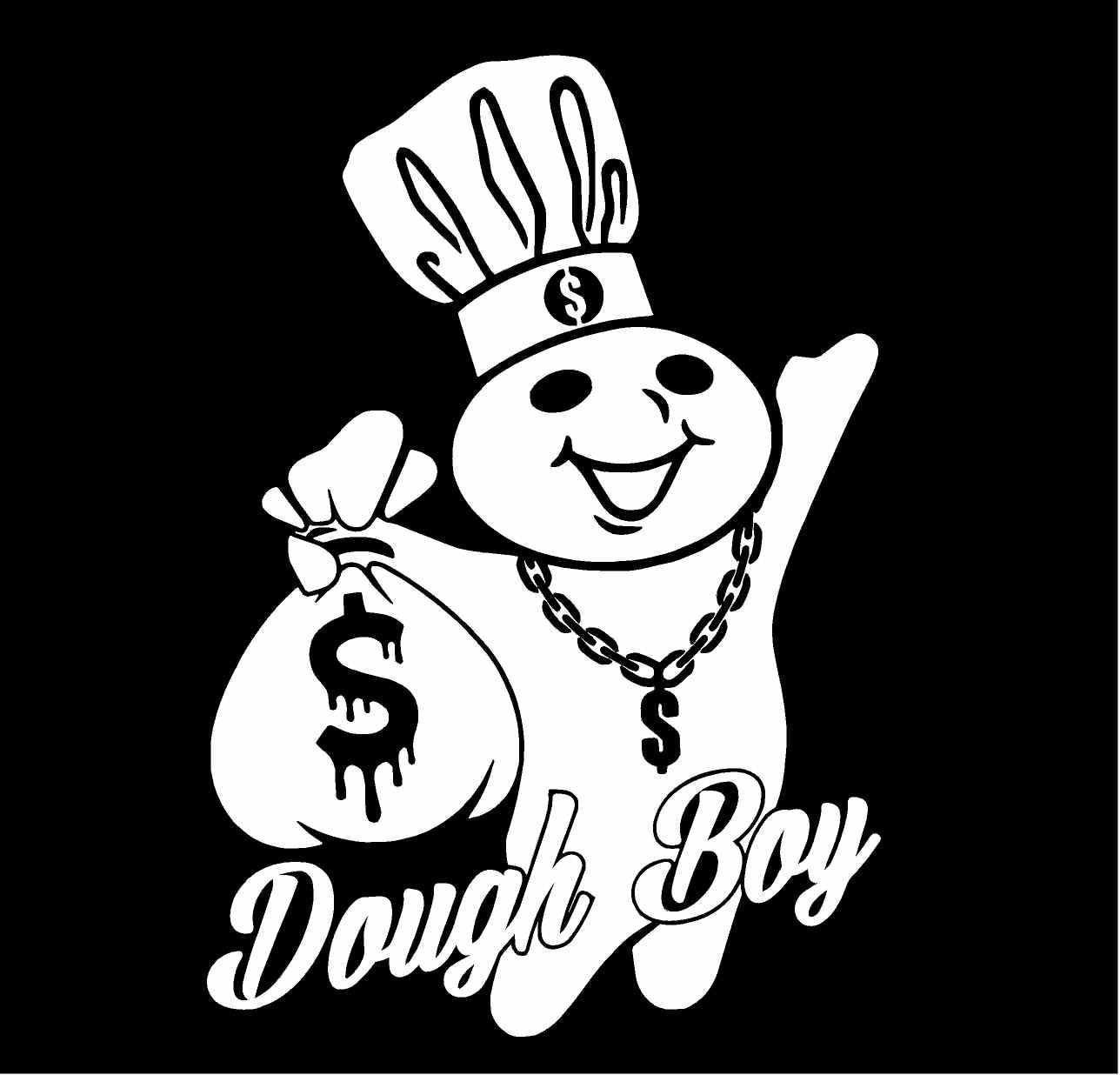 Dough Boy Vinyl Decal - Money Bag Sticker for Truck, Car - Etsy