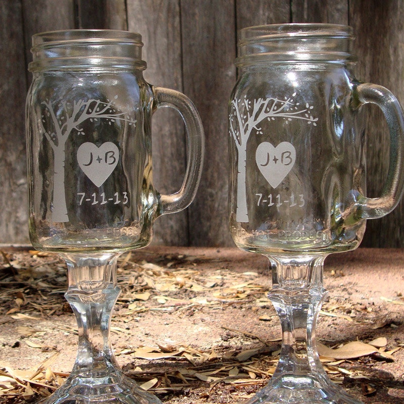 Redneck Wine Glasses - Etsy