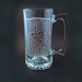 Personalized Custom Etched Mega Beer Mugs Set of 2 Fathers - Etsy