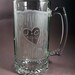 Personalized Custom Etched Mega Beer Mugs Set of 2 Fathers - Etsy