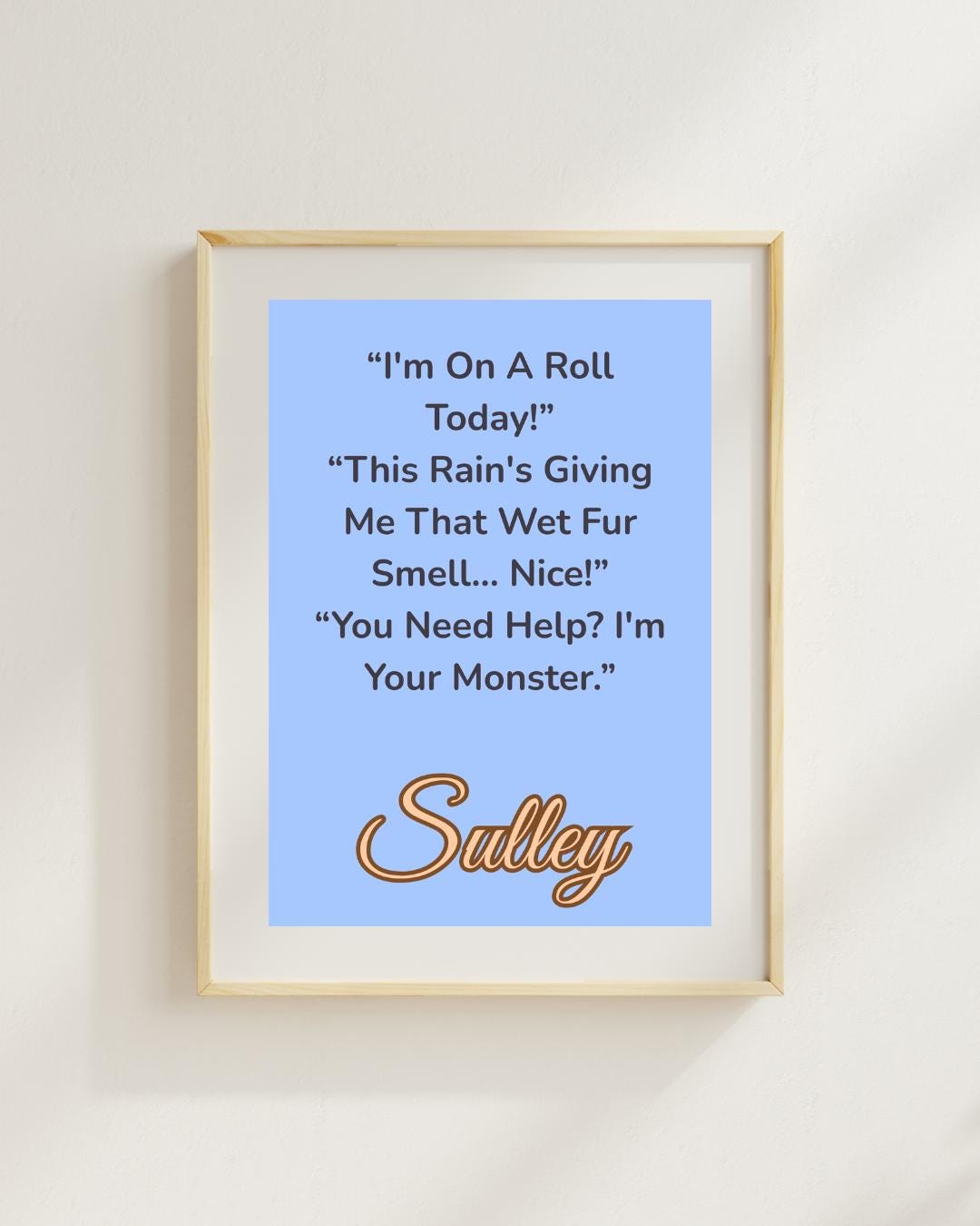 Sulley Disney Dreamlight Valley - Inspired Magical Print/poster/gift - Etsy
