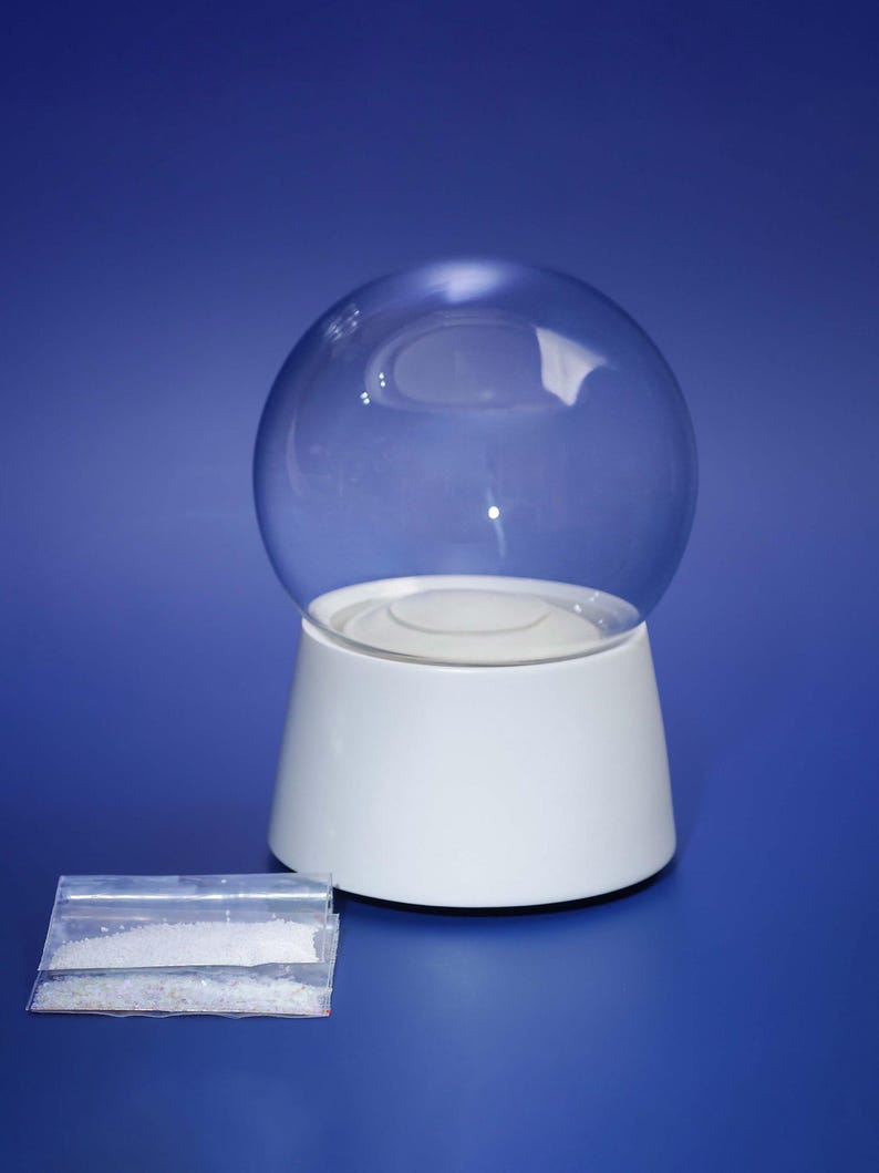 DIY 100mm Snow Globe Kit | With Snow and Glitter | 100mm Diameter ...