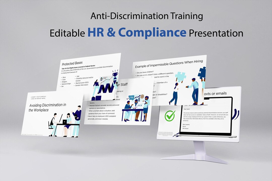 Anti-discrimination Training Bundle – Editable Presentation + Speaker ...
