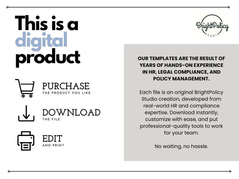 Employee Handbook / Manual Del Empleado Template – Editable Canva ...