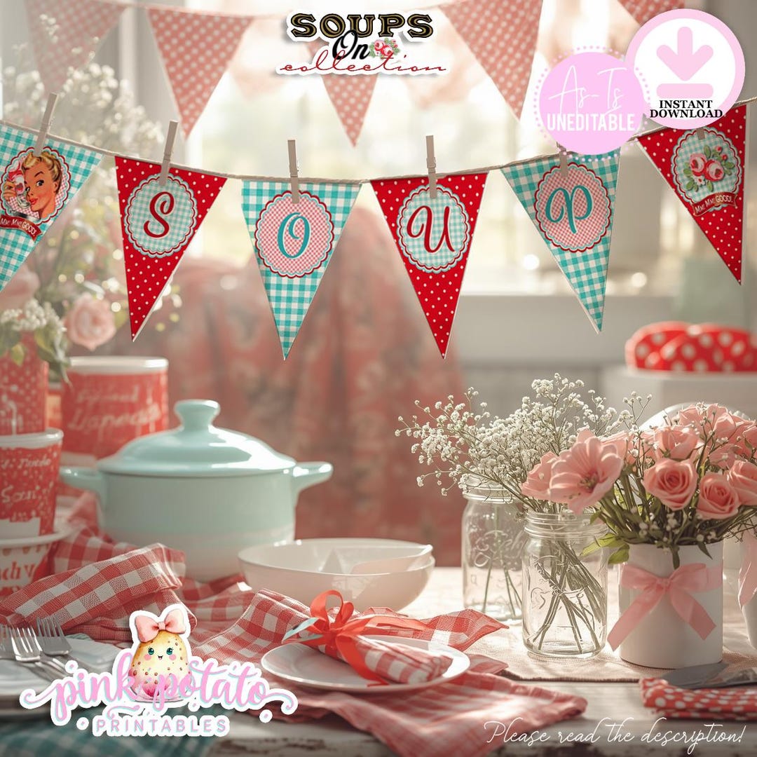 Soups On-soup Swap-banner Pieces-bunting Banner-soup Exchange-soup ...