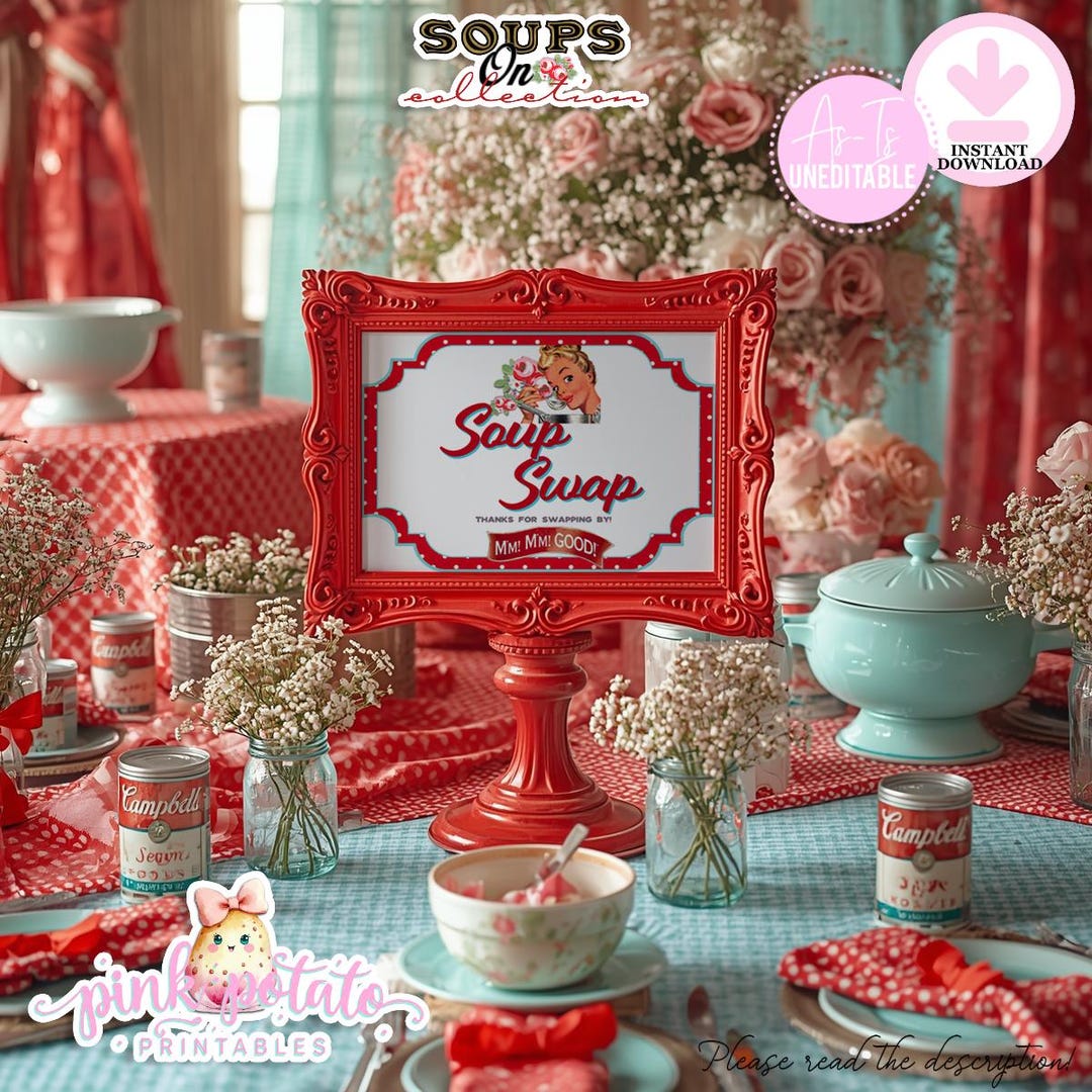 Soups On-soup Swap-soup Swap Sign-soup Exchange-soup Theme-soup Party ...