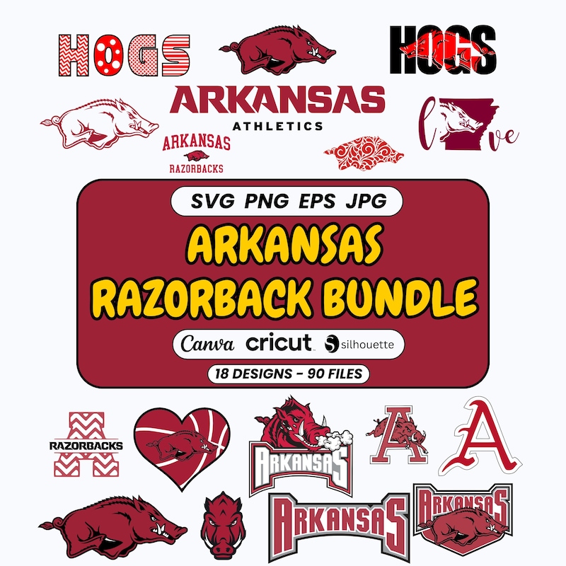 Razorback Sports Hog Svg - Etsy