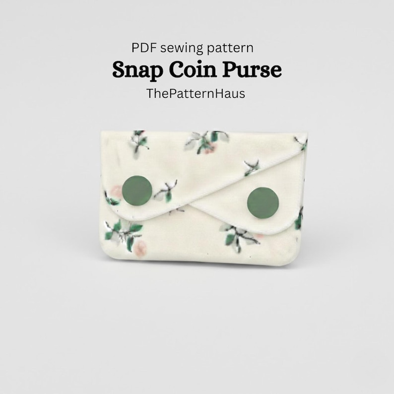 Beginner Coin Purse Sewing Pattern, Passport Cover, Cash Envelope ...