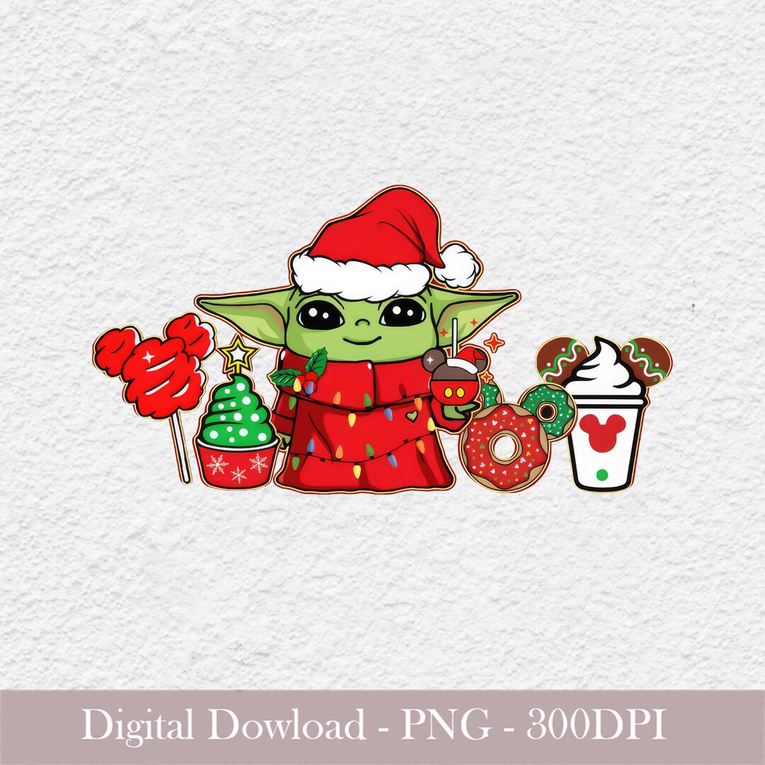 Christmas Snacks Baby Yoda Png, Vacation Shirt, Disney Trip Png, Family ...