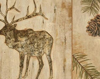 stag wallpaper border