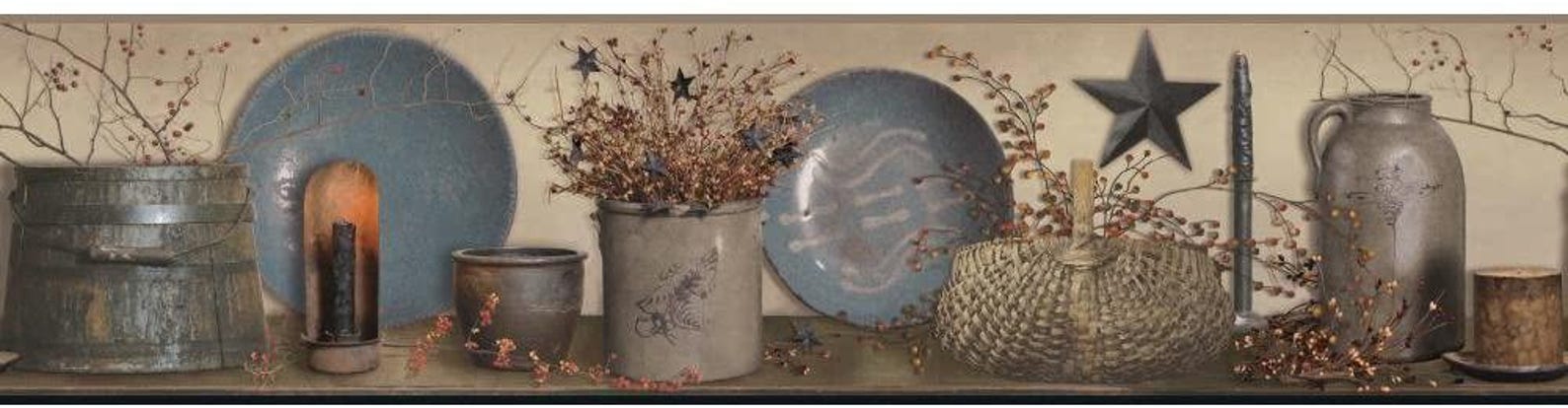 Simple Blessings Wallpaper Border Ac4374bd - Etsy