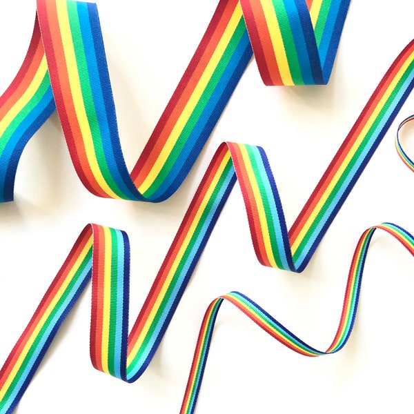 Rainbow Ribbon - Etsy