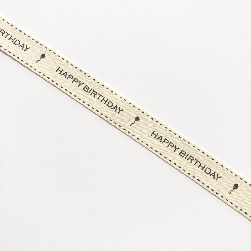 Happy Birthday Ribbon - Etsy