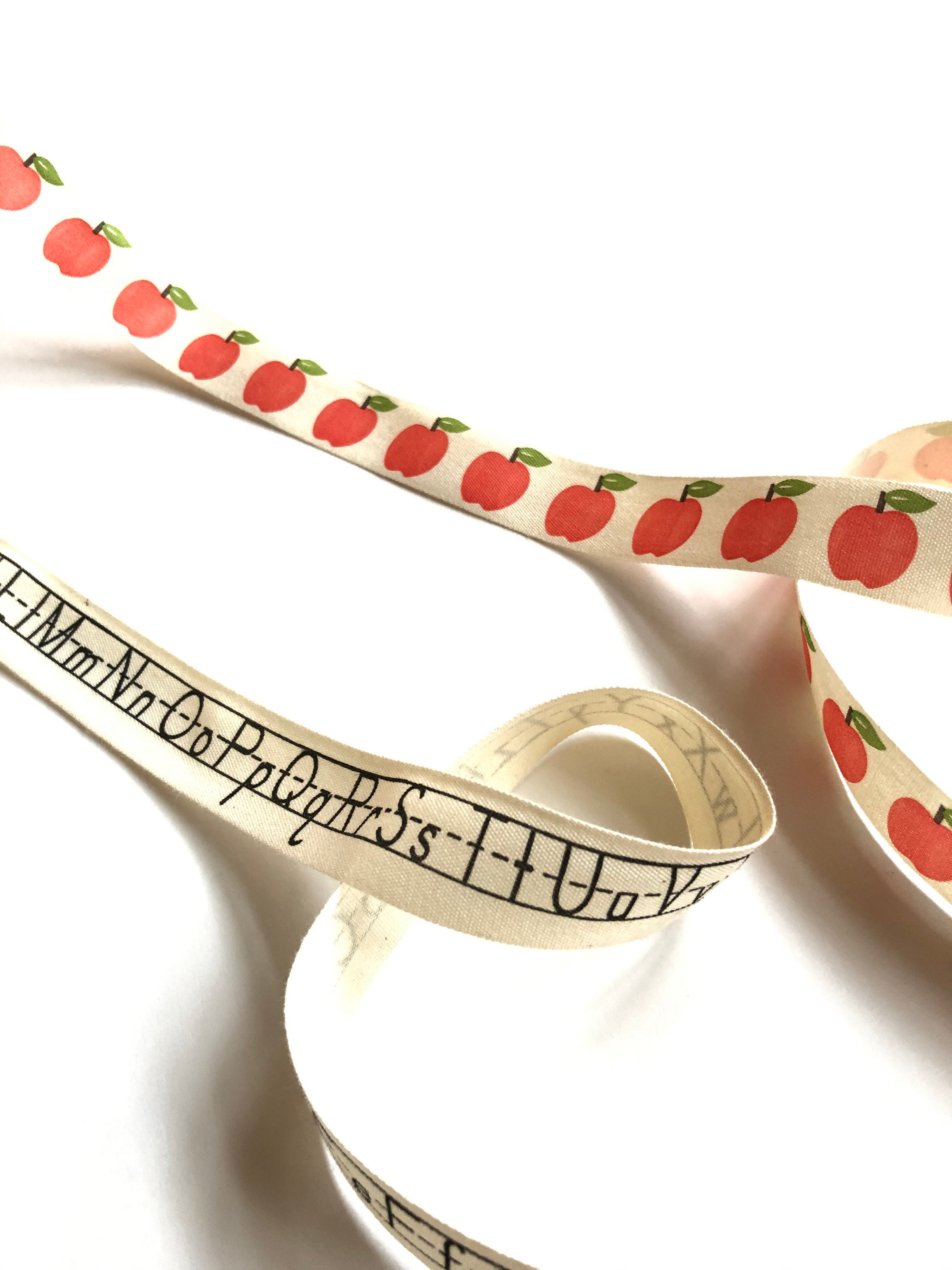 3/4 Ivory Cotton Canvas Ribbon by the Yard Apple or | Etsy