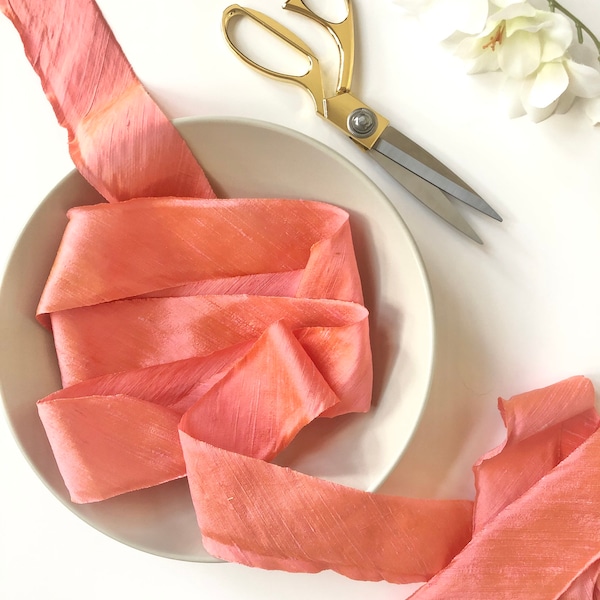 Coral Ribbon - Etsy