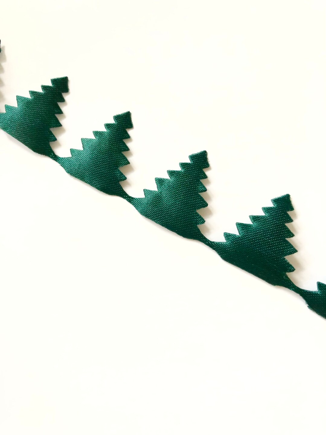 Green Pine Tree Ribbon, by the Yard, Puffy Evergreen Christmas Tree ...